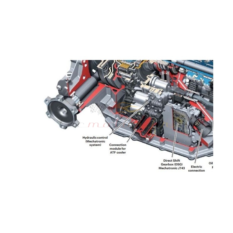 Audi 0B5 DSG box pressure regulation solenoid