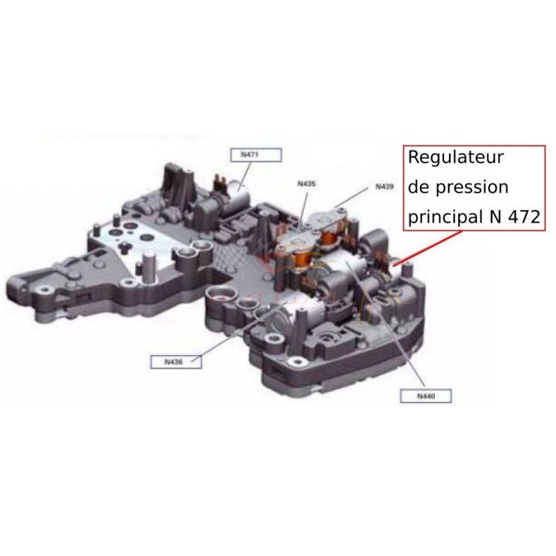 Audi 0B5 DSG box pressure regulation solenoid