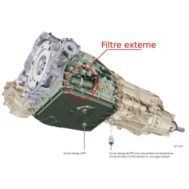 DSG7 oil change kit Audi A4, A5, A6, A7, Q5 original oil filter
