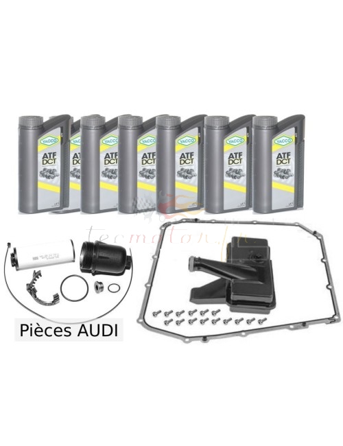 Kit vidange DSG7 Audi A4, A5, A6, A7, Q5 filter origin AUDI, Castrol