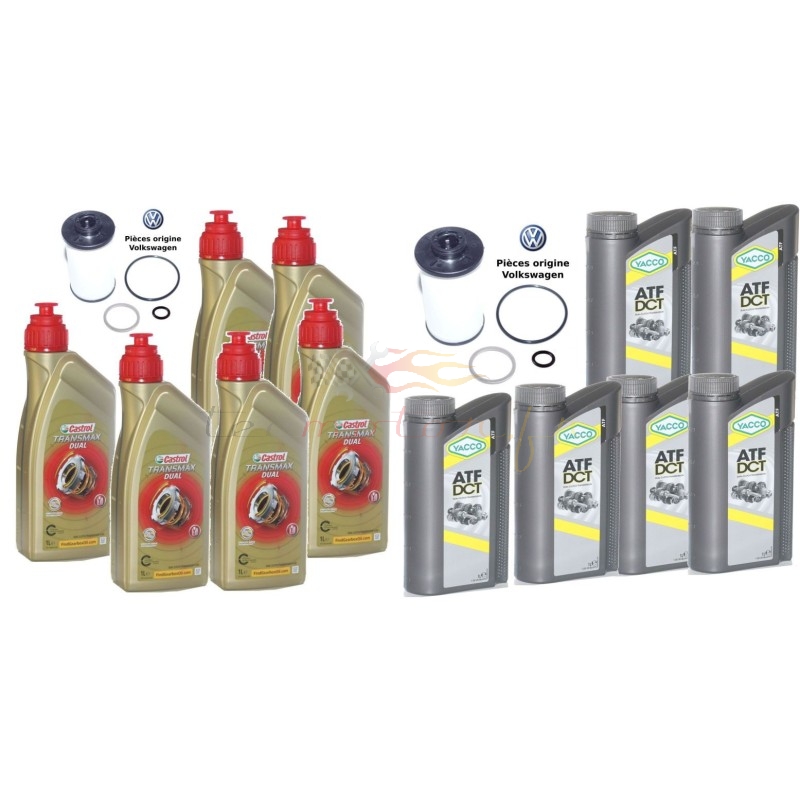 6-speed DSG gearbox oil change kit Audi TT A3 DQ250 02E original parts