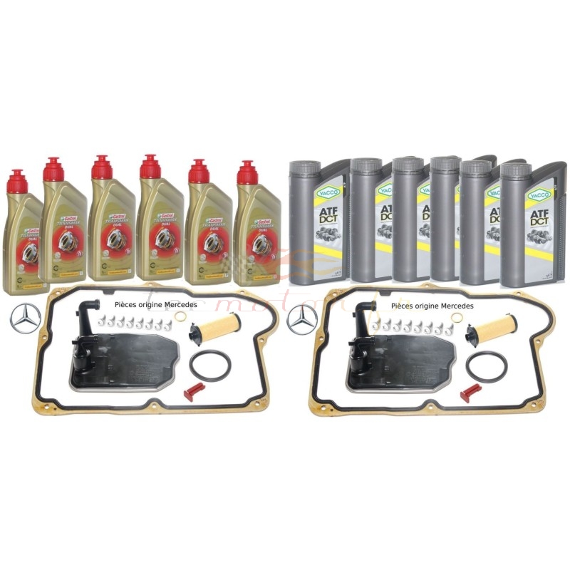 Original Mercedes Castrol kit for DCT double clutch gearbox